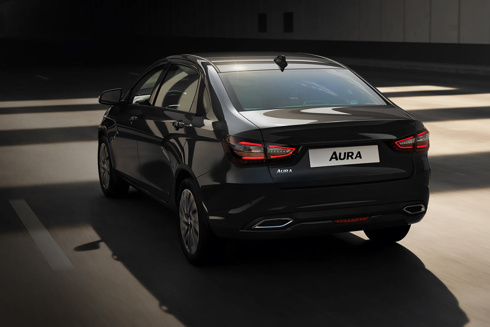 LADA AURA 2025 - фото в новом кузове: салон, вид снаружи, багажник