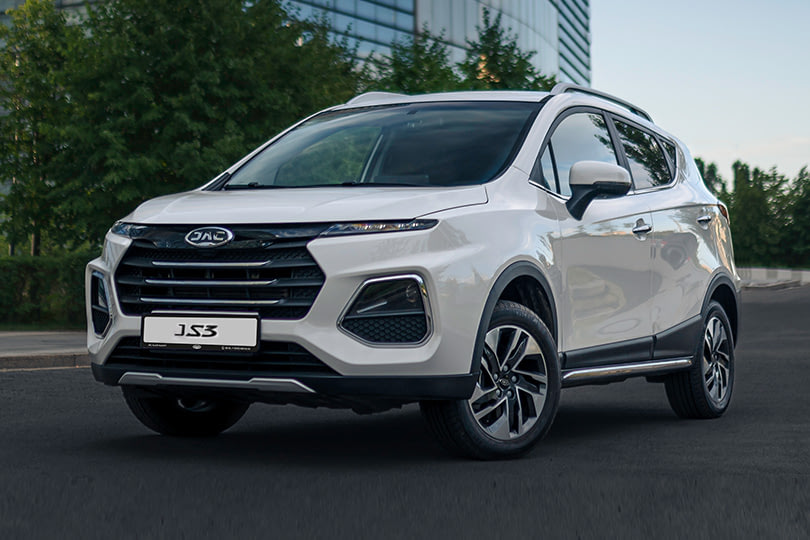 JAC JS3 2025 - фото в новом кузове: салон, вид снаружи, багажник