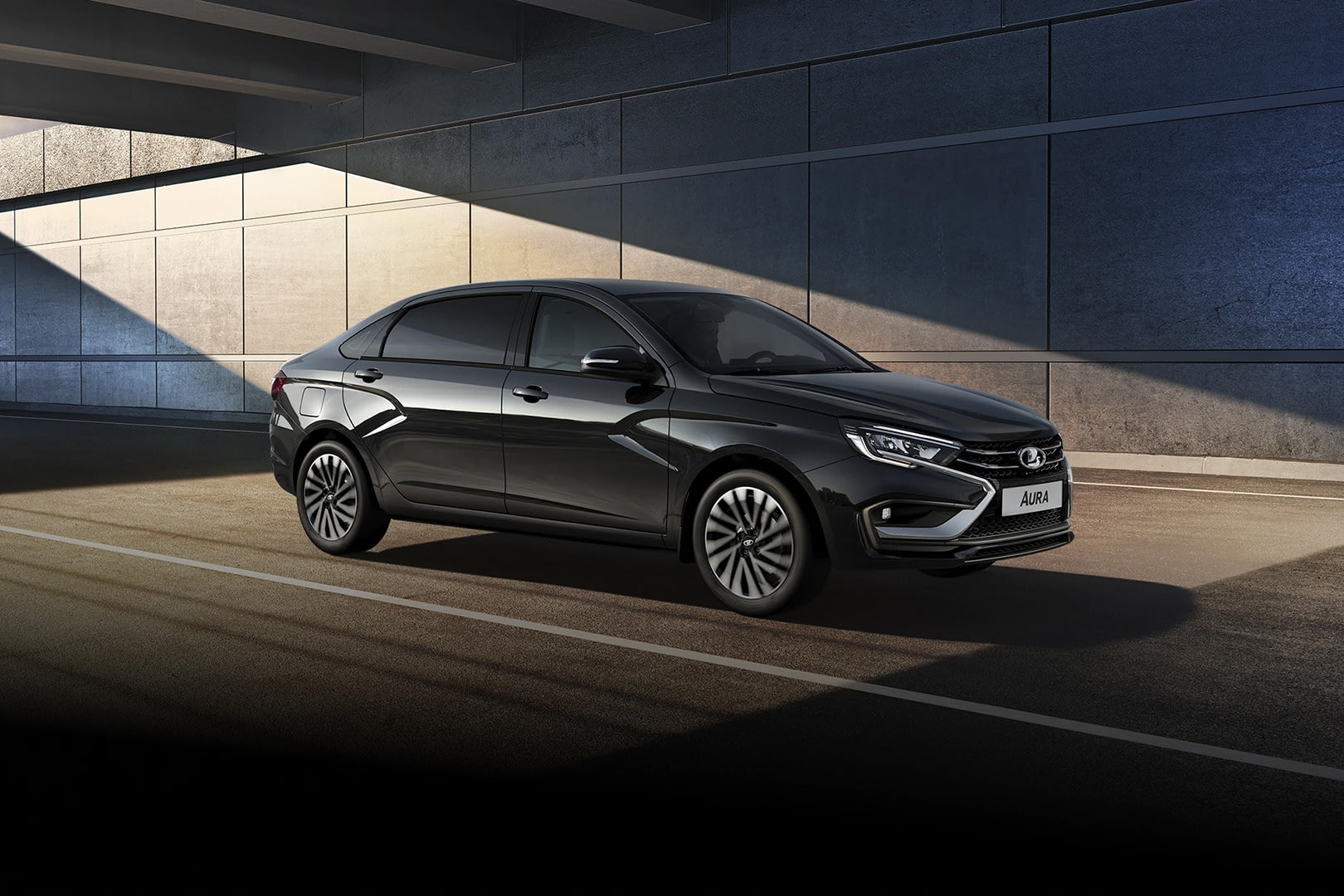 LADA AURA 2025 - фото в новом кузове: салон, вид снаружи, багажник