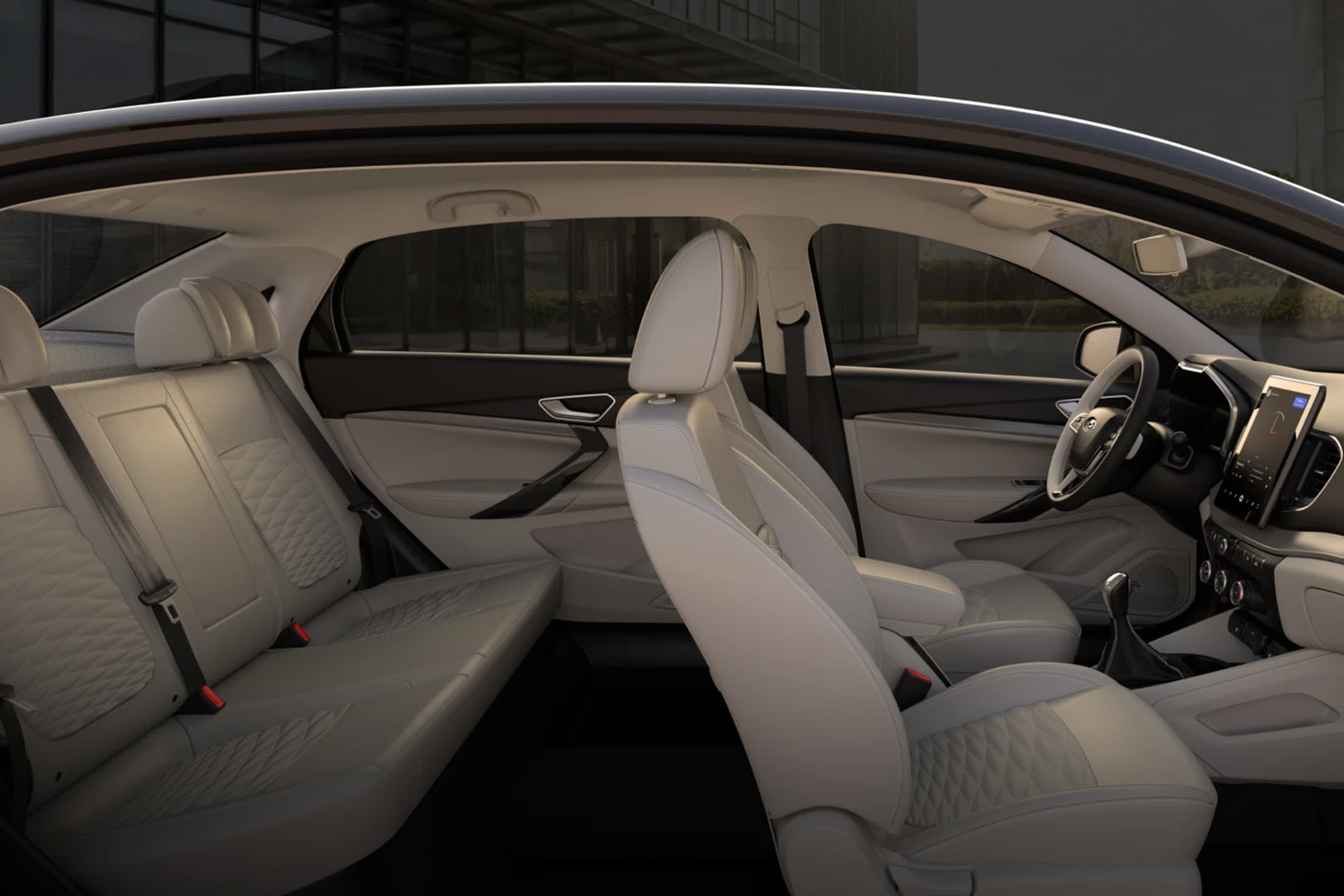 LADA AURA 2025 - фото в новом кузове: салон, вид снаружи, багажник